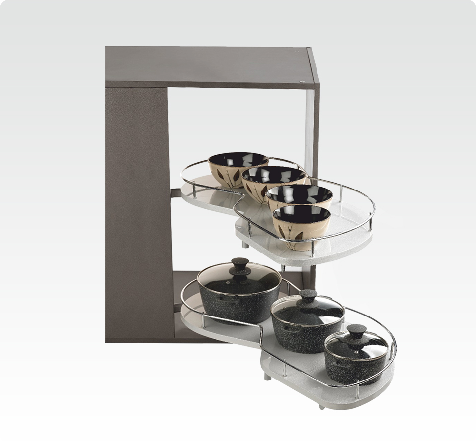 Premium Stainless Steel Kitchen Corner : Carrousel, Twin, and Magic Corners